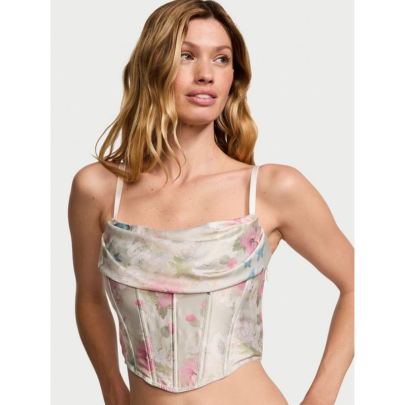 Buy Victoria's Secret Multi-Color Very Sexy Satin Draped Corset Top Online