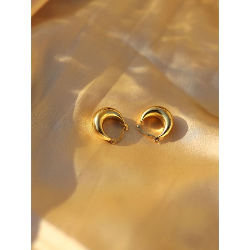 Buy Perfectly Average Bell Hoops Earring | 18K Gold Plated Jewellery ...