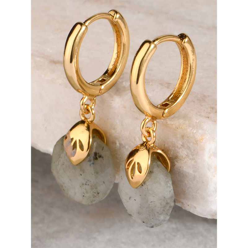 Buy Accessorize London Women's Real Gold Plated Circle Healing Stone ...