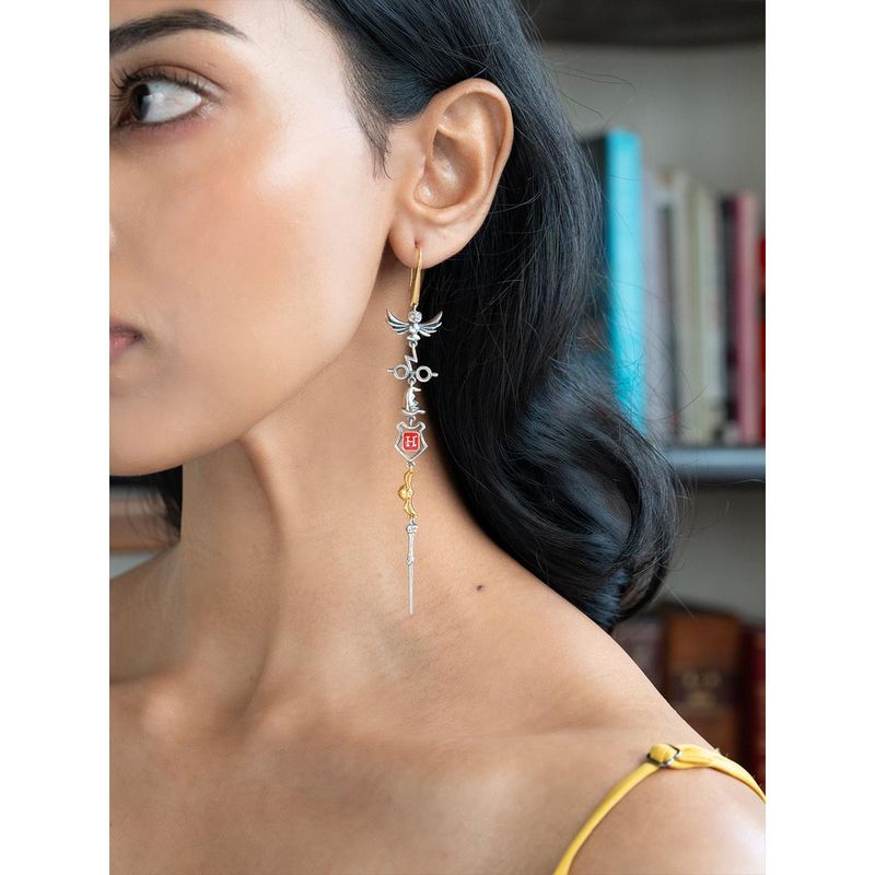 Buy Shaya by CaratLane Harry Potter Charm Earrings in 925 Silver Online