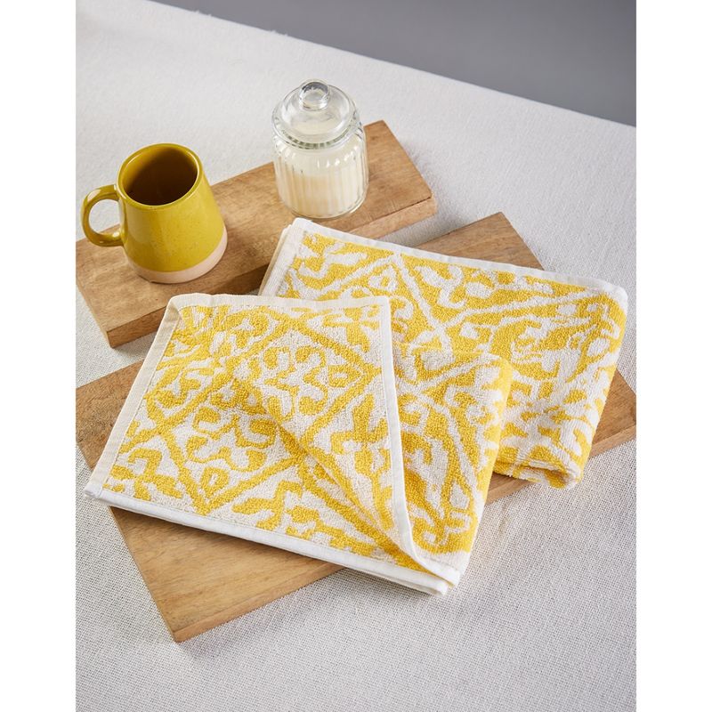 Buy Fabindia Yellow Shia Cotton Towel Online
