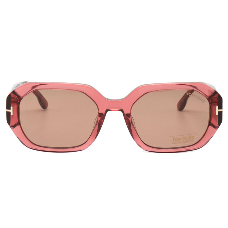 Buy Tom Ford Eyewear Geometric Red Sunglasses FT0917 55 72E Online