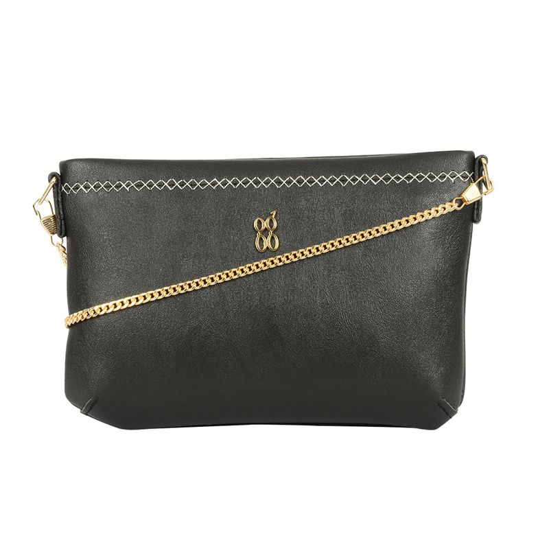 Buy Baggit Browney Small Black Clutch Online