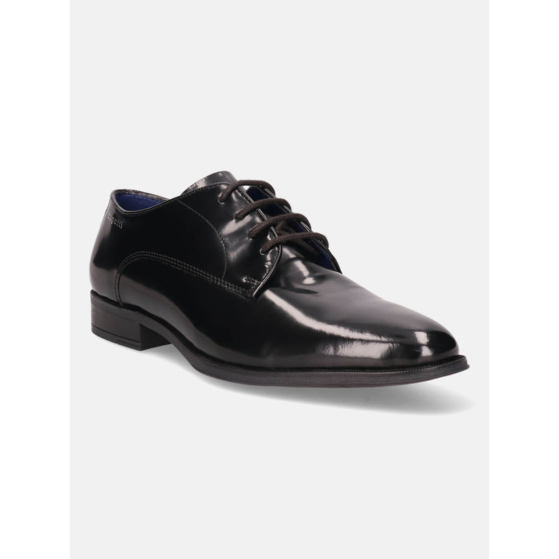 Buy Bugatti Zavinio Black Men Leather Derby Formal Shoes Online