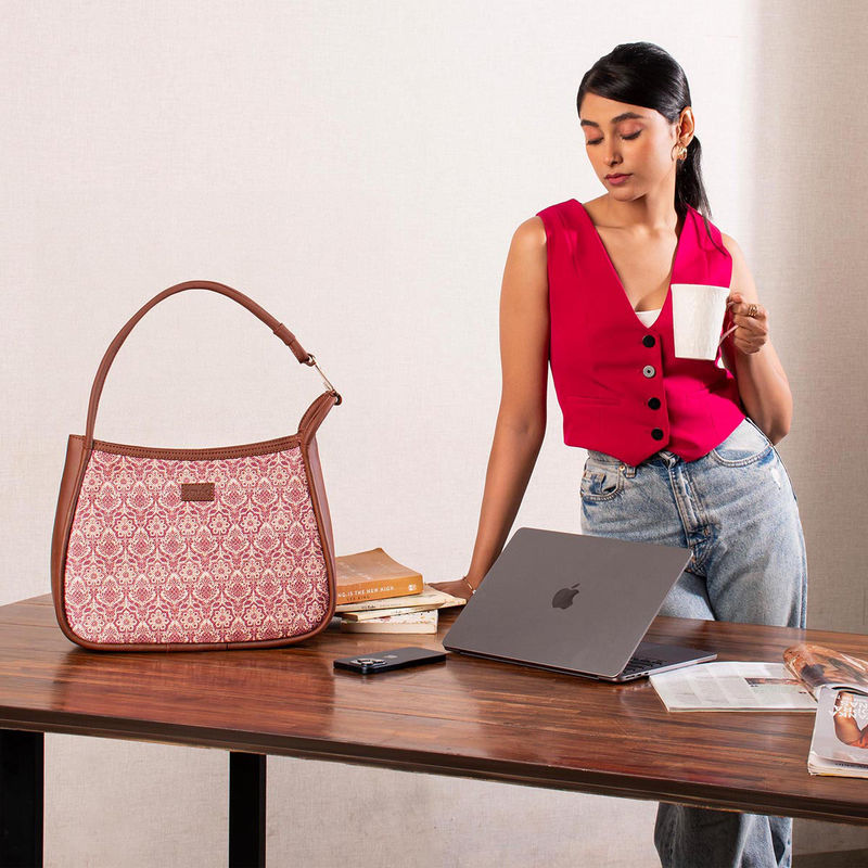Buy Zouk Madurai Blossom Sleek Shoulder Bag Online
