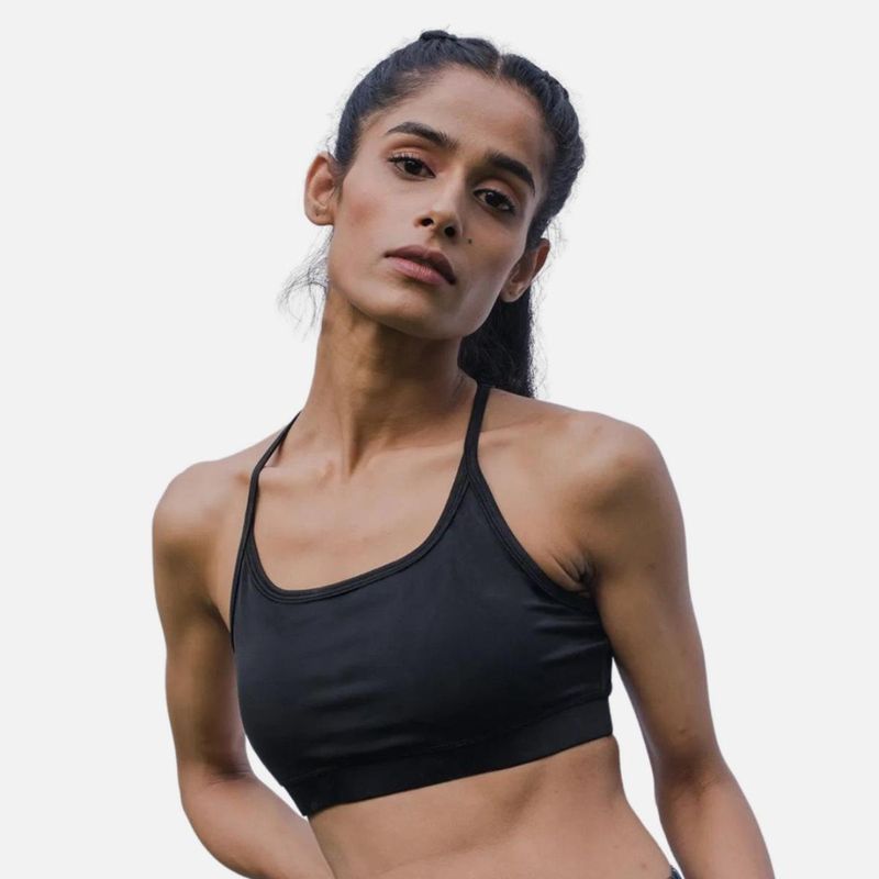 Buy TFW Medium Support Sports/Swim Bra Black Online