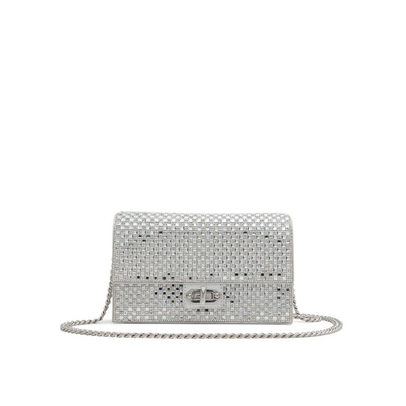 Buy Aldo Meredith Womens Silver Cross Body Bag (S) Online