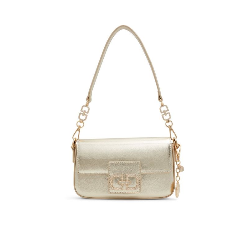 Buy Aldo Shadia Womens Gold Shoulder Bag (S) Online