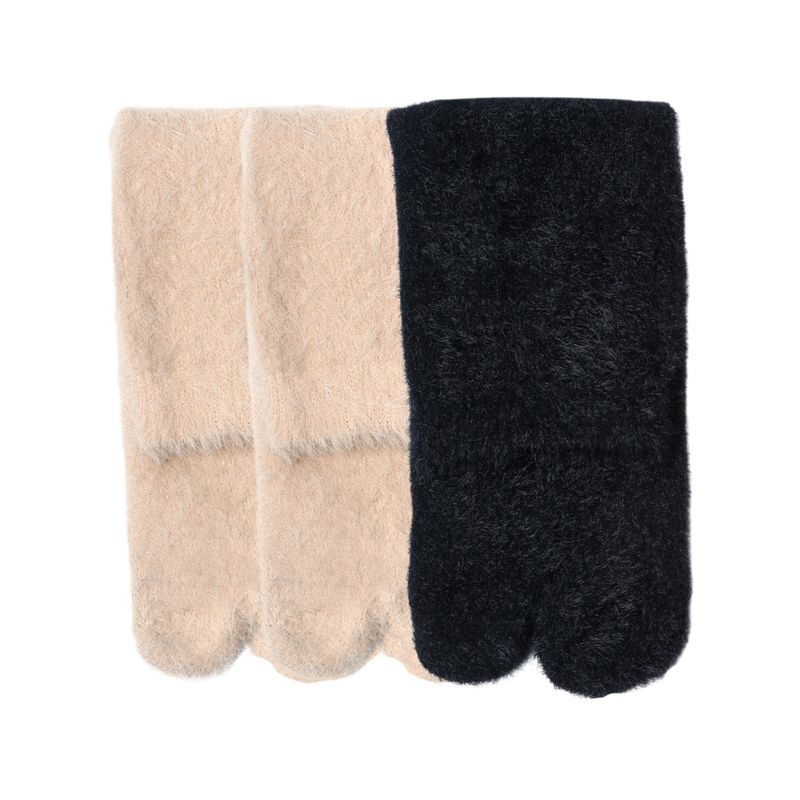 Buy NEXT2SKIN Women's Fur Winter Ankle Thumb Socks-Multi-Color (Pack of ...