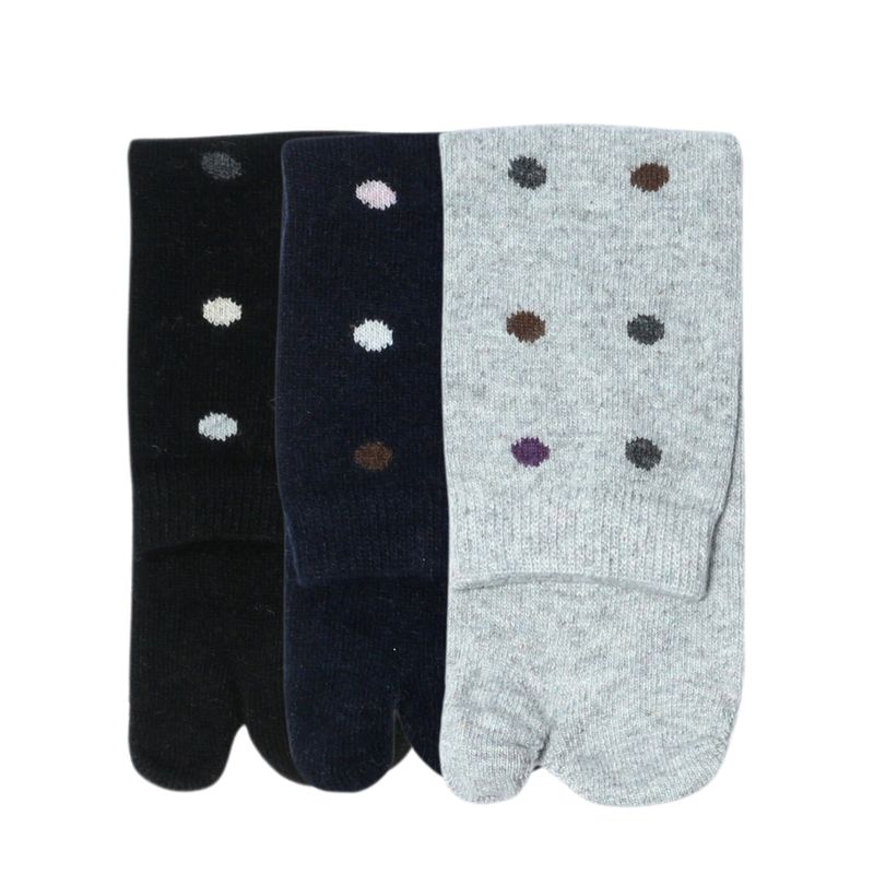 Buy NEXT2SKIN Women's Winter Ankle Thumb Socks With Multicolour Dots ...