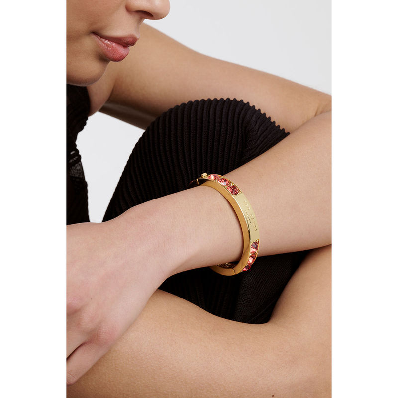 Buy Ted Baker Red Crystal Rock Hinged Bangle Style Bracelet Online
