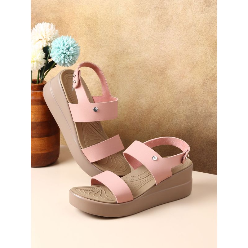 Buy Yoho Women Bliss Platform 006 Sandals Peach Online