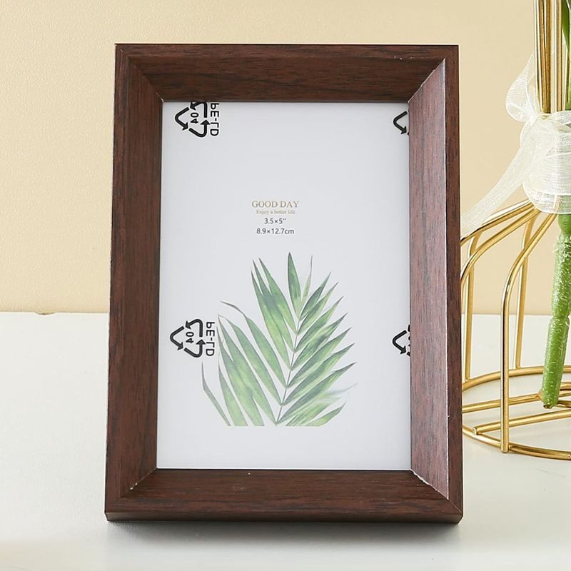 Buy Ekhasa Wooden Dark Brown Rectangle Photo Frame Online