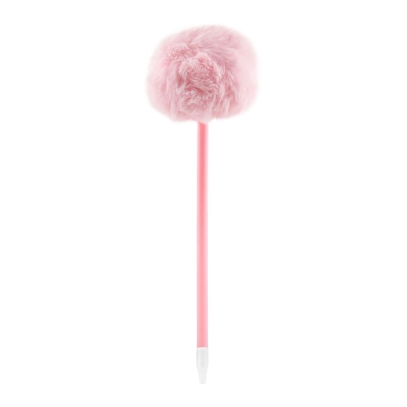 Toniq Pretty Fluffy Fur Pom Pom Fun Pen - Pink (Free Size): Buy Toniq ...