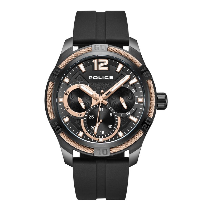Buy Police PLPEWJQ0005304 Black Dial Analog Watch For Men Online