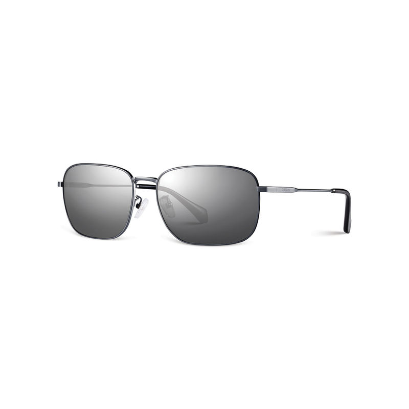 Buy PARIM Polarized Men's Rectangular Sunglasses Grey Frame Silver Grey ...