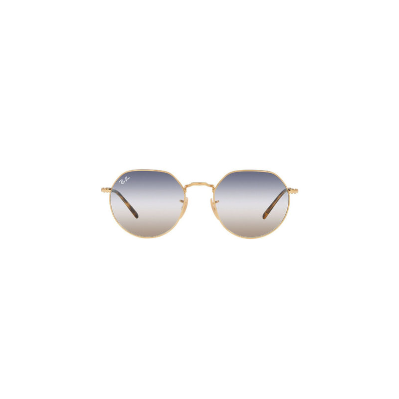 Buy Ray-Ban 0RB3565 Light Blue Gradient Jack Round Sunglasses - 52.9 mm ...