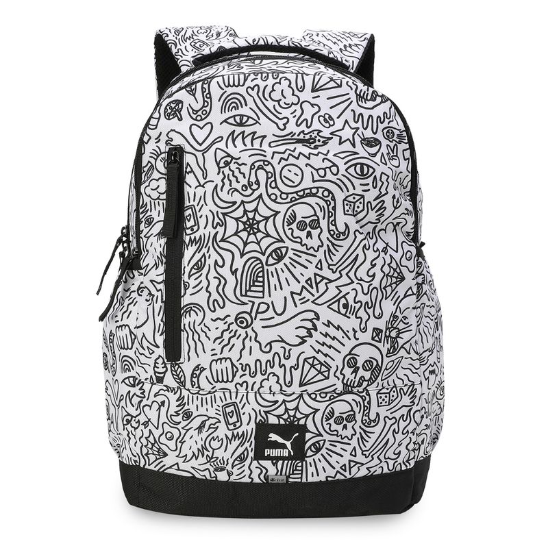 Buy Puma AOP IND Unisex White Backpacks Online