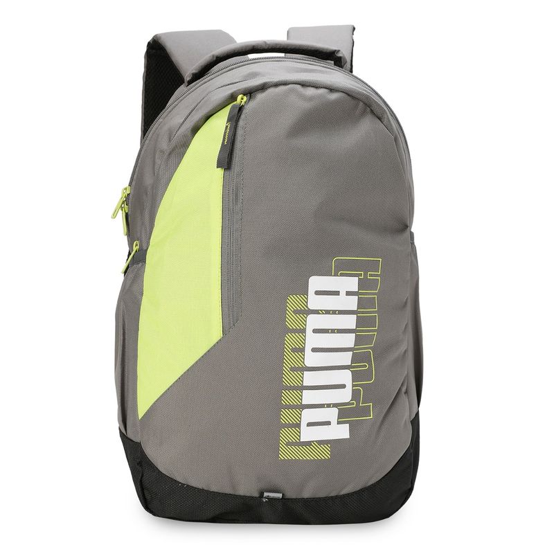Buy Puma Colorblock Unisex Grey Backpack Online