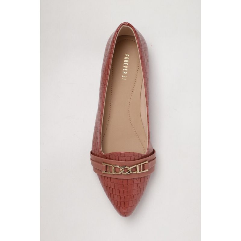 Forever 21 Brown Solid Flats: Buy Forever 21 Brown Solid Flats Online ...