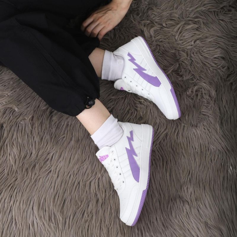 Buy ZAYDN Luna Electric Purple Womens Casual Sneakers Online