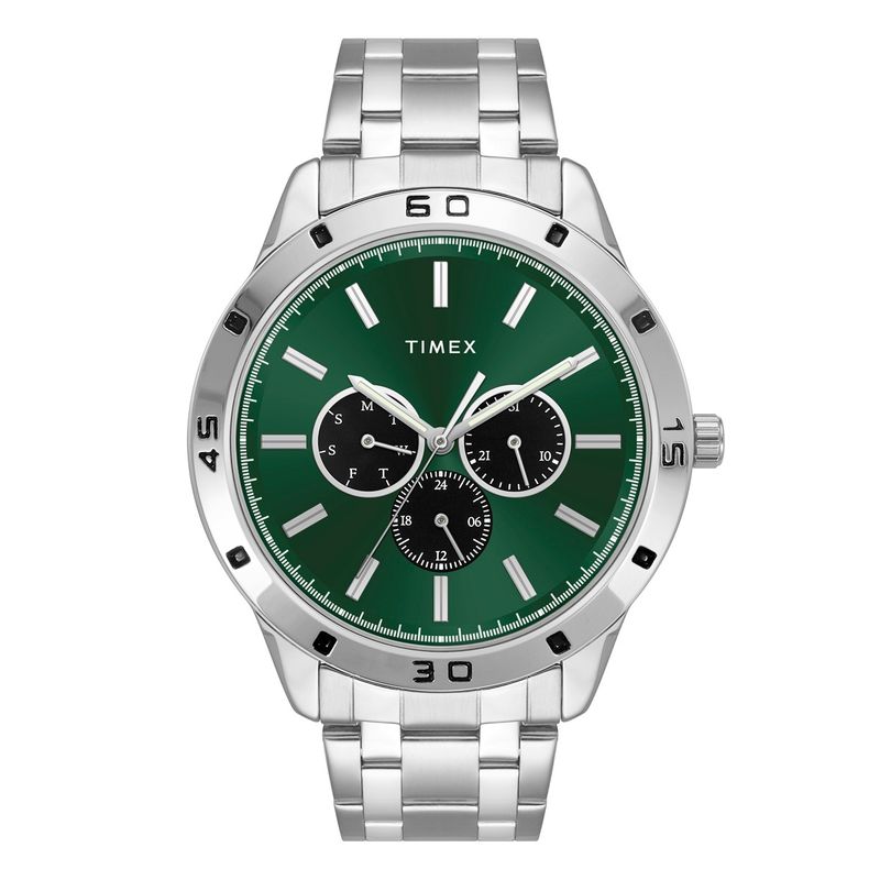 Buy Timex Round 45mm Green Dial Analog Men Watch - TWEG135SMU04 Online