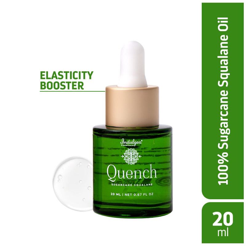 Buy Indulgeo Essentials 100% Sugarcane Quench Squalane - Lightweight Non Sticky Moisturizing Oil ...