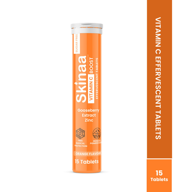 Buy Skinaa Vitamin C Effervescent Tablets with Hyaluronic Acid for Skin ...