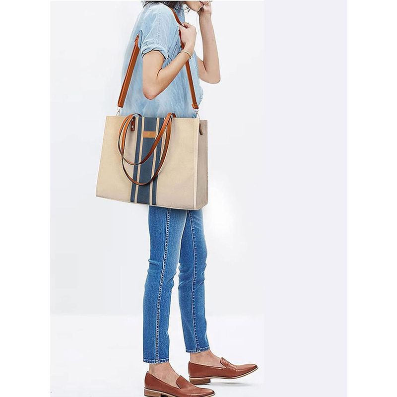 Buy Inkmilan Blue Natura Office Tote Bag Online