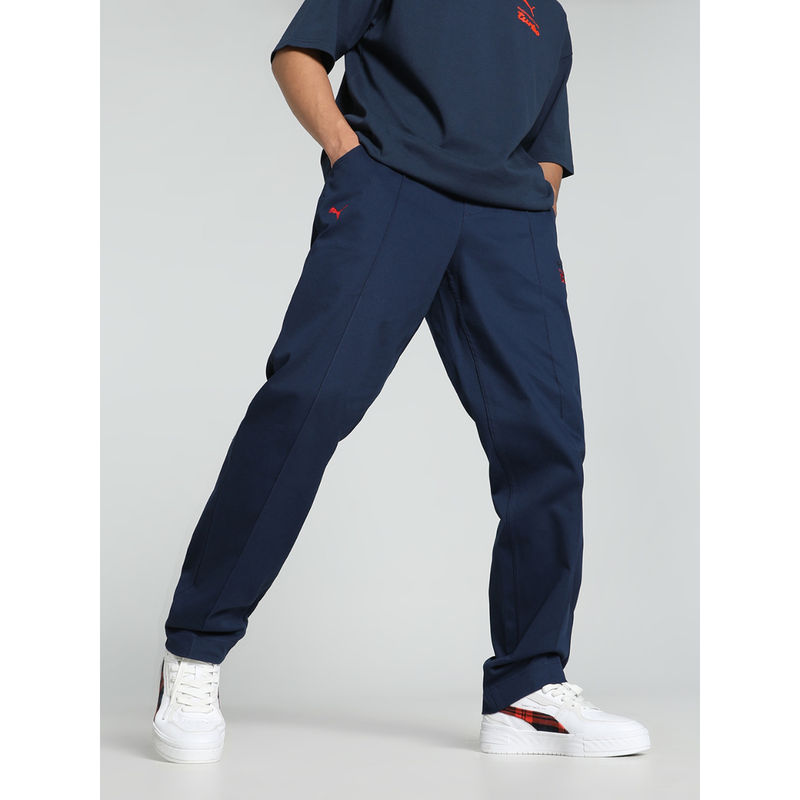 Buy Puma Pl Statement Men Navy Blue Track Pant Online