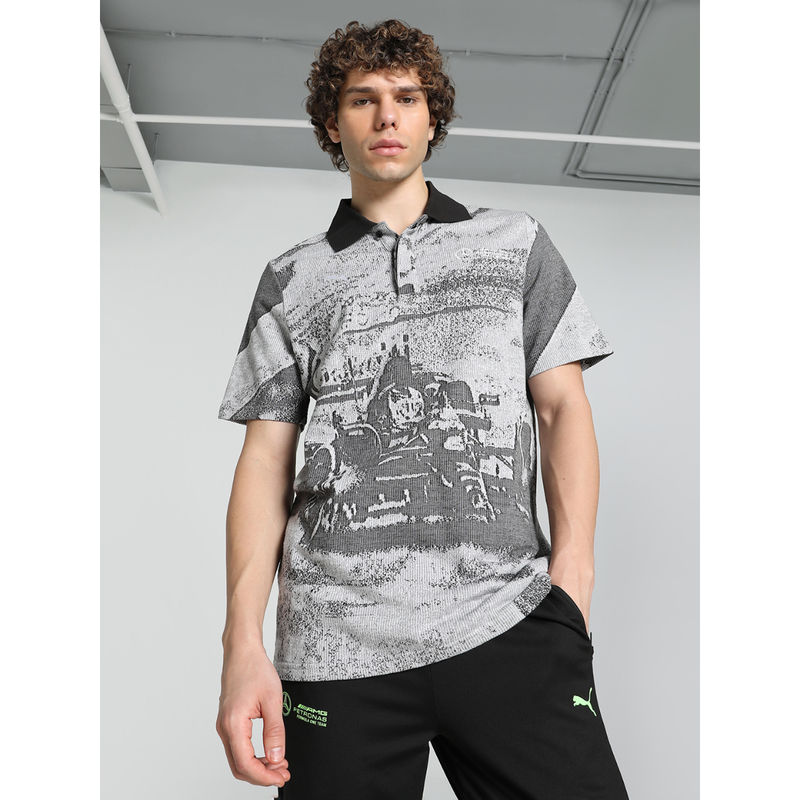 Buy Puma Mercedes-Amg Petronas F1 Jacquard Men Motorsport Polo T-Shirt ...