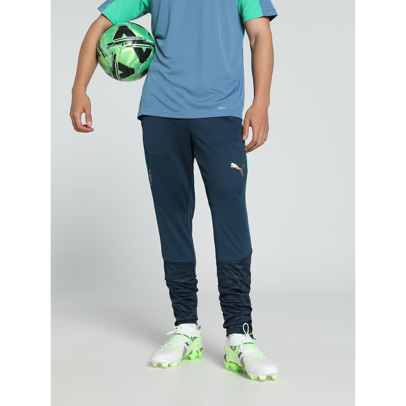Buy Puma Neymar Jr Bna Training Men Navy Blue & Green Joggers Online