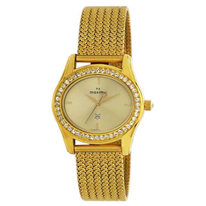 Buy PA maxima 29532CMLY Gold Dial Analog Watch For Women Online