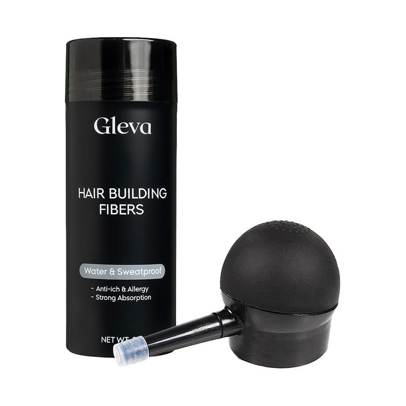 Buy GLEVA Hair Building Fibers With Applicator - Dark Brown Online