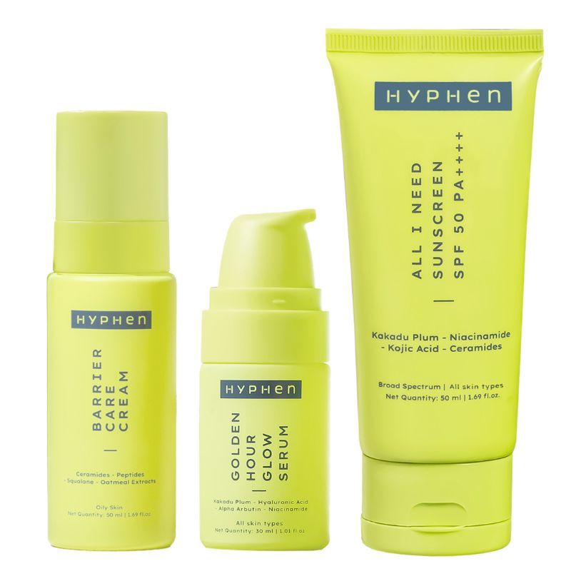 Buy Hyphen Daily Face Care Regime - Oily & Combination Skin, with Face ...