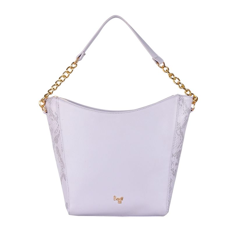 Buy Baggit Janise Purple Large Hobo Handbag Online