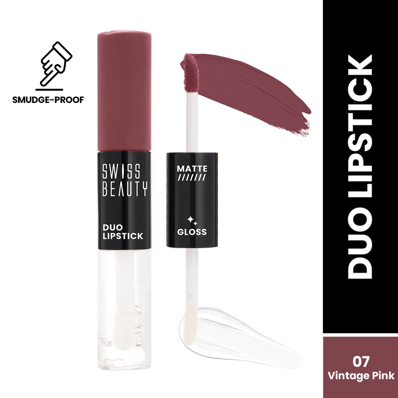 Buy Swiss Beauty Duo Matte Liquid Lipstick Online