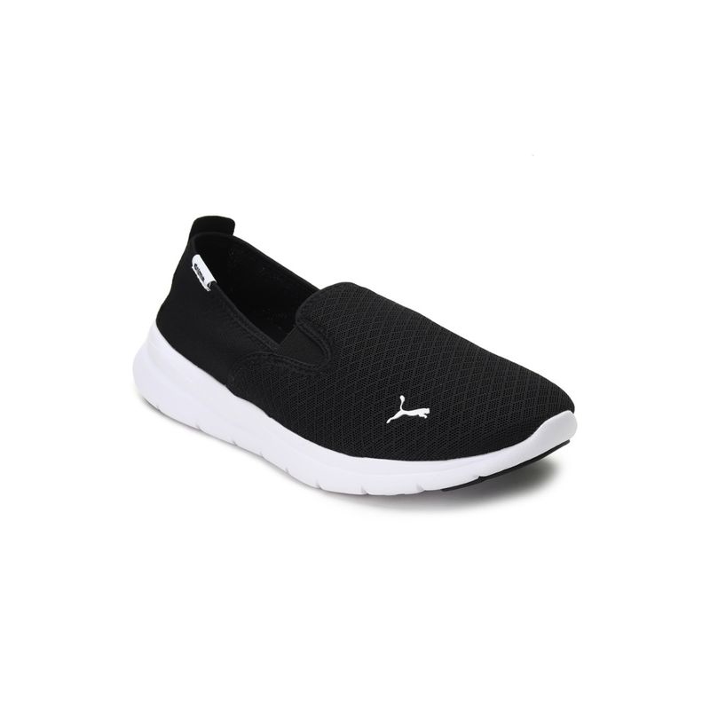 Buy Puma Flex Essential Slip On Unisex Black Walking Shoes Online