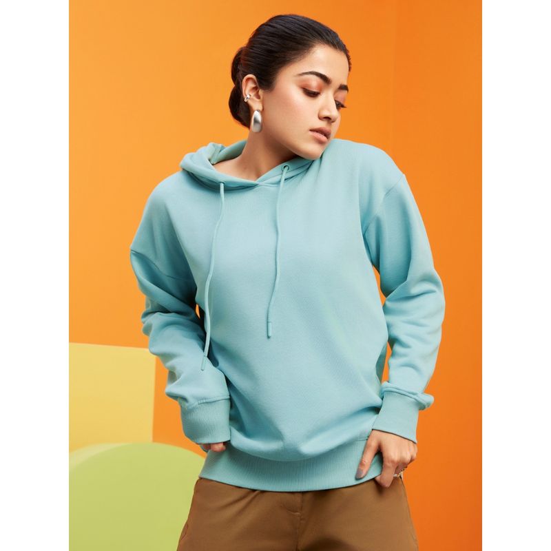 Buy Bewakoof Womens Grey Solid Hoodie Online
