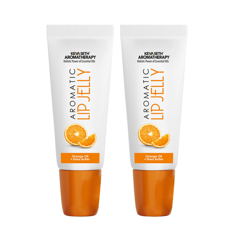 Buy Keya Seth Aromatherapy Aromatic Lip Jelly Orange - Pack Of 2 Online