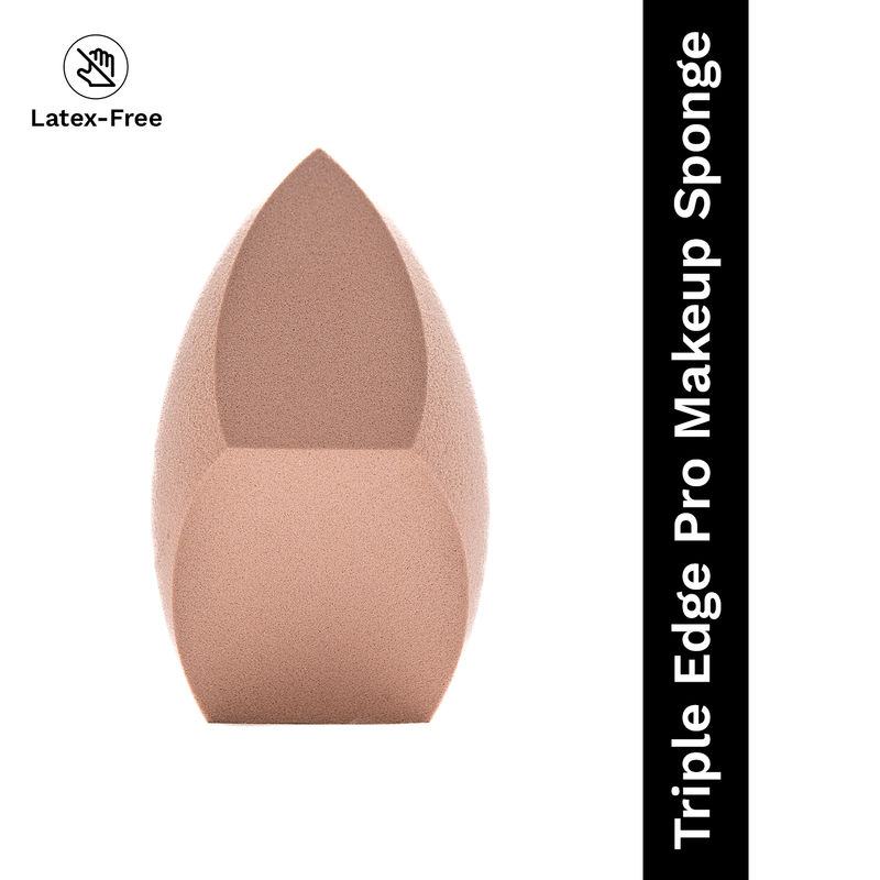 Buy PAC Triple Edge Pro Makeup Sponge - Ultra Soft Micro Fiber, Unique ...