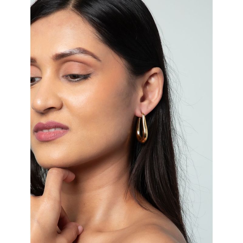 Buy White Lies Mia Gold Hoops Online