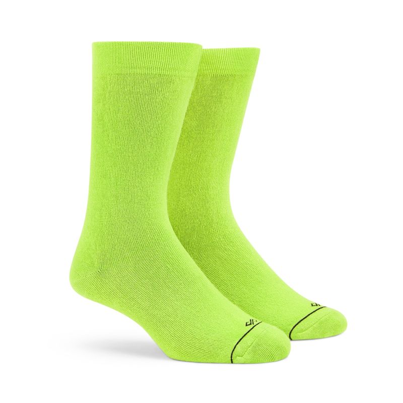 Buy Dynamocks Men and Women Bamboo Crew Length Socks - Fluorescent ...