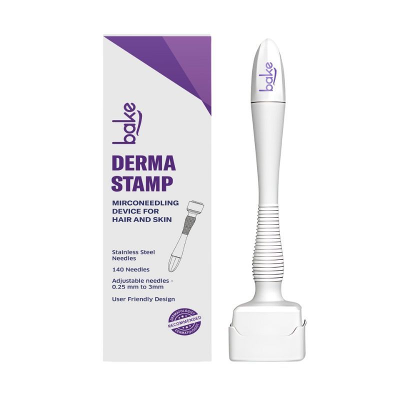 Buy BAKE Derma Stamp for Hair & Beard Growth with Stainless Steel ...