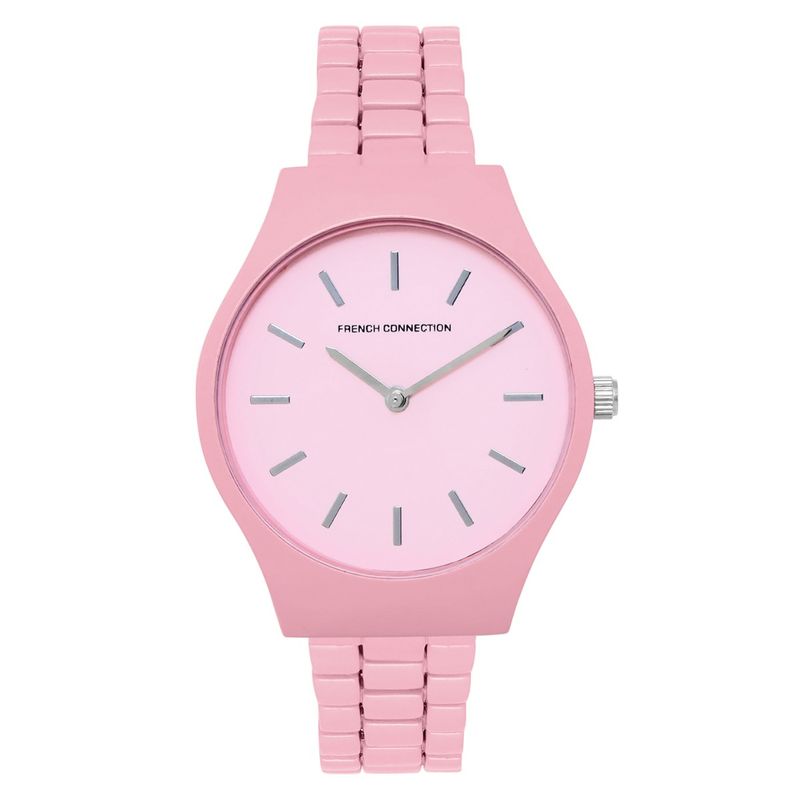 Buy French Connection Pink Dial Womens Analog Watch FCS05P (M) Online