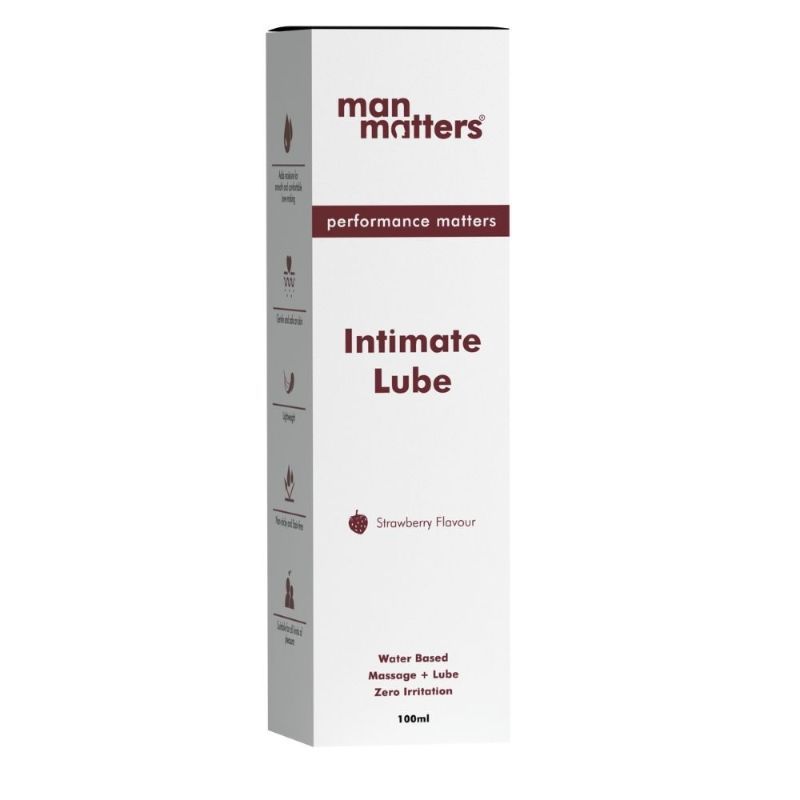 Buy Man Matters Lubricant Gel For Men - Strawberry Flavour Online