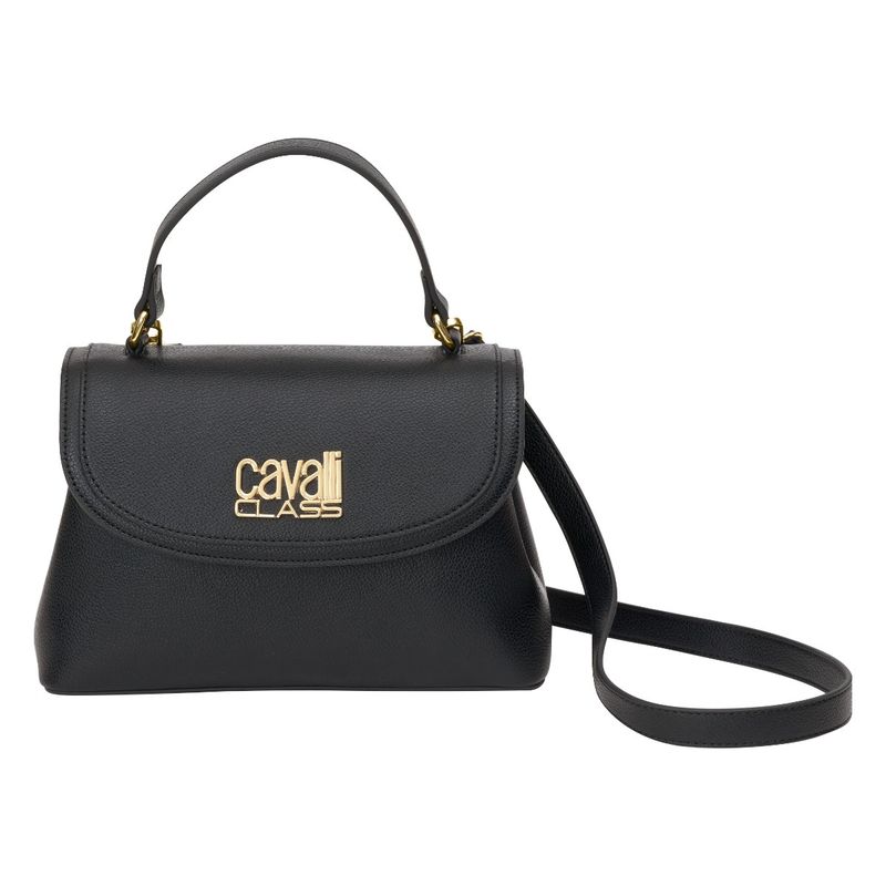 Buy Cavalli Class Black Solid Handbag and Detachable Strap (Set of 2 ...
