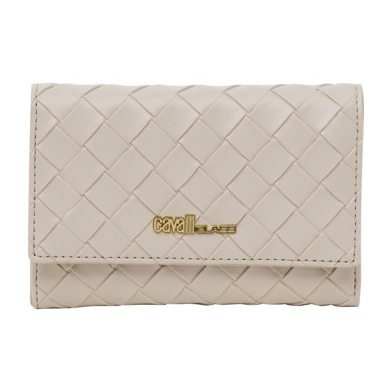 Buy Cavalli Class Peach Textured Wallet Online