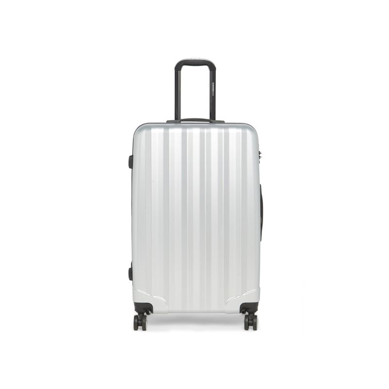 Buy Swiss Brand BADEN Silver Color ABS Material Hard 28" Large Trolley ...