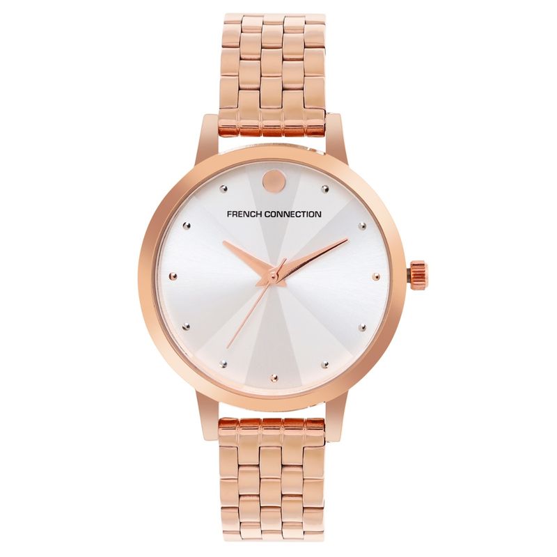 Buy French Connection Silver Analog Round Dial Claire Watch for Women ...